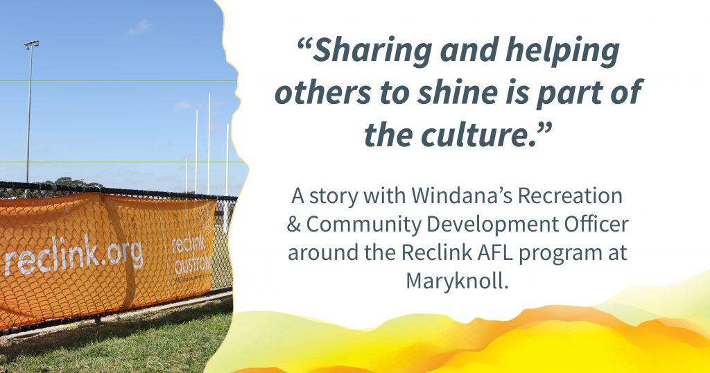 Partnership on and off the field - Windana